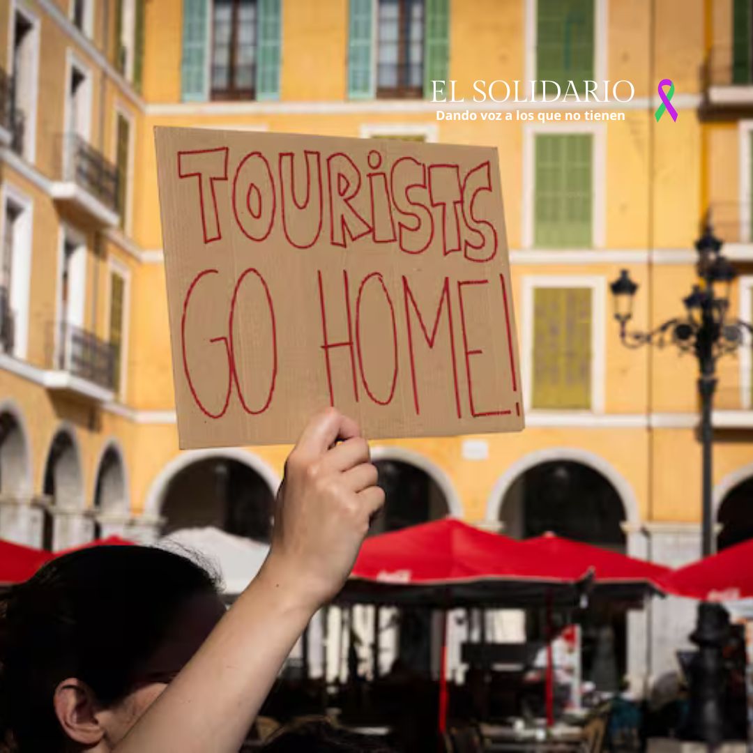 Al grito de"Tourist go home", la Europa del Sur une en manifestación